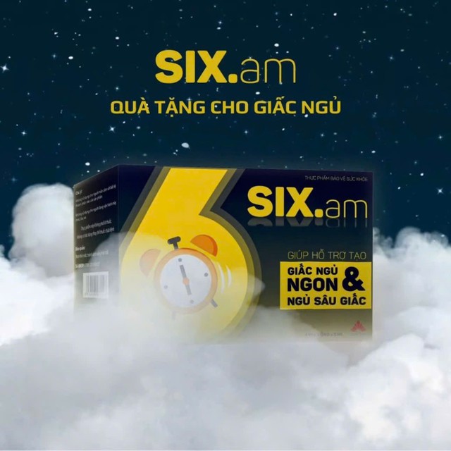 Six.am Giúp Hỗ Trợ Tạo Giấc Ngủ Ngon Và Ngủ Sâu Giấc (Hộp 4 vỉ x 5 ống)